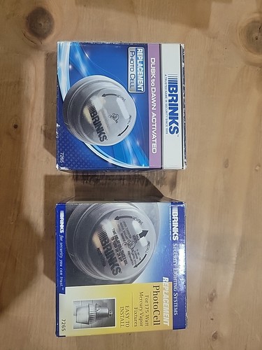 NEW LOT OF 2 Brinks Security Light HID Replacement Photo Cell Sensor ...