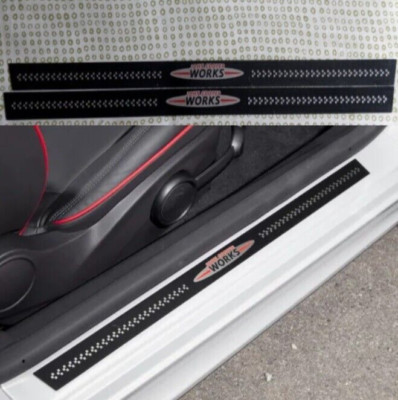 MINI Cooper JCW Side Skirt Door Sill Entry Strip Covers x 2 R56 ...