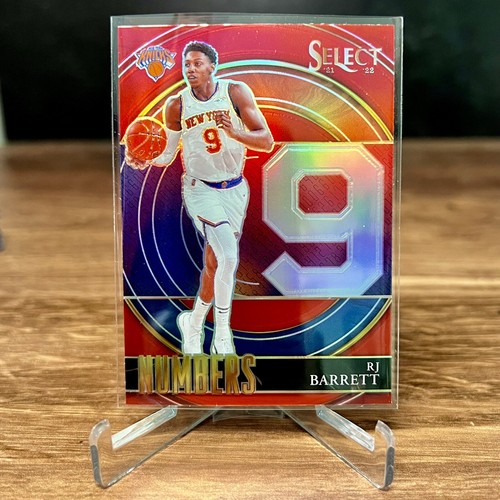 RJ Barrett 2021-22 Select Numbers Red Prizm #13 New York Knicks | eBay