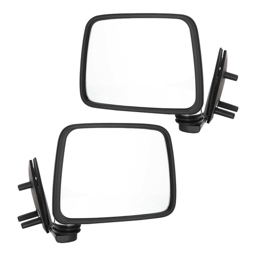 Chrome Manual Side View Mirrors Pair Set for Pathfinder D21 Hardbody ...