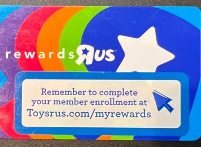 Vintage reward Toys R Us Card 2012 Rare | eBay