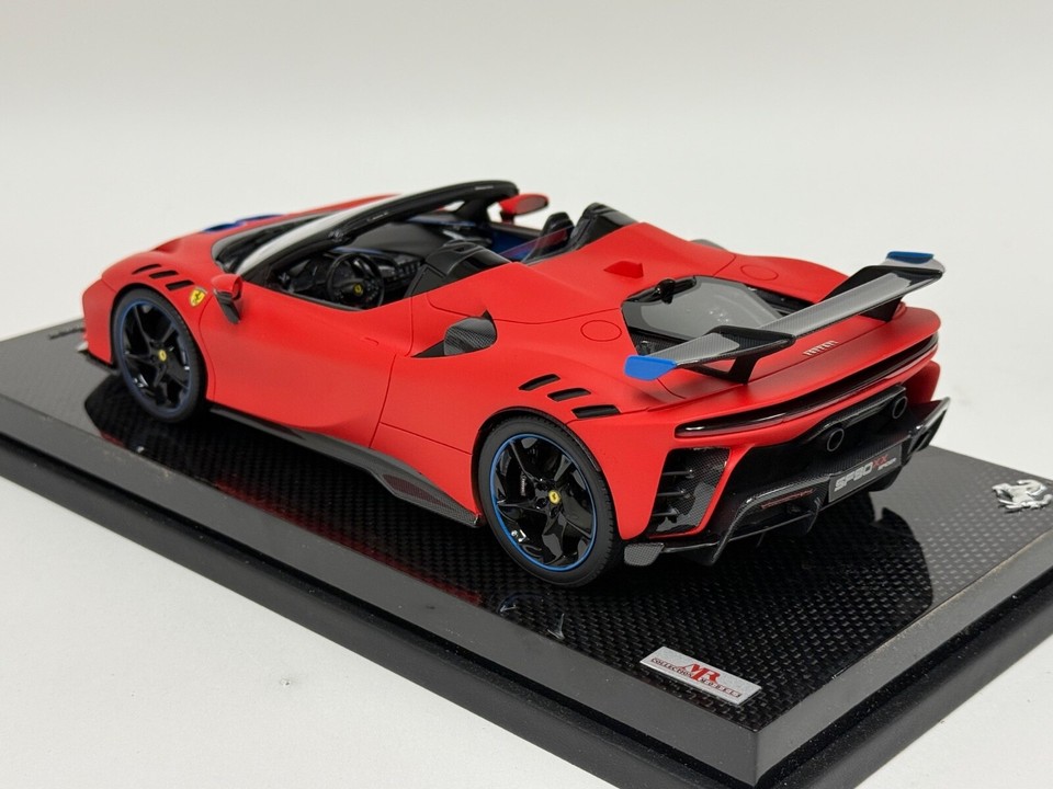 1/18 MR Collection Ferrari SF90 XX Spider Rosso " Red " Le Mans Matte ...