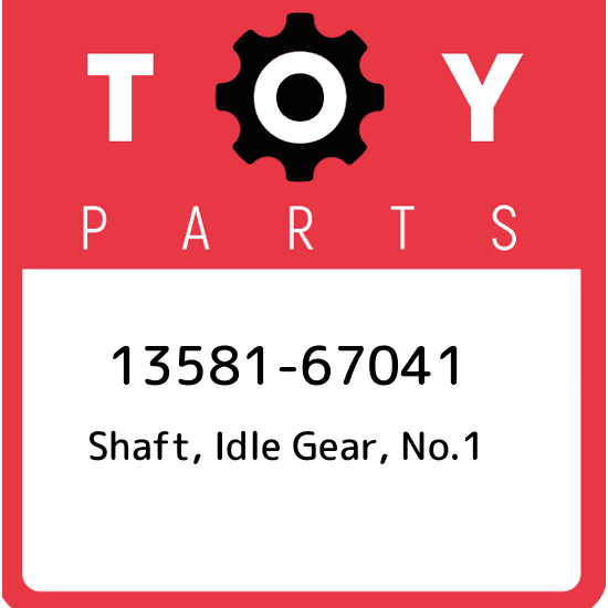 13581-67041 Toyota Shaft, idle gear, no.1 1358167041, New Genuine OEM ...