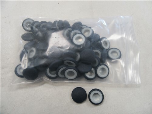 FASNAP CORP BUTTON SNAP COVERS SET OF (62) NAVY BLUE FAUX VINYL 7000661 ...