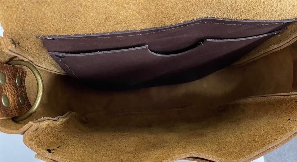 AMERICAN BISON LEATHER BUFFALO MUZZLELOADER POSSIBLES BAG US MADE FREE ...