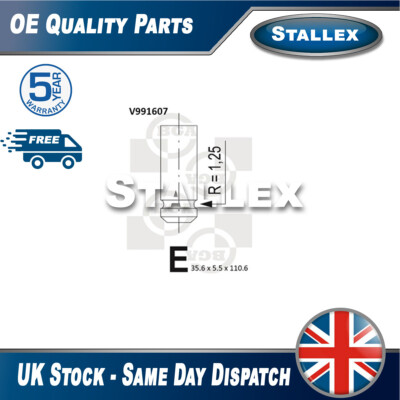 Fits Daewoo Matiz Chevrolet 0.8 1.0 1.2 Inlet Intake Valve Stallex ...