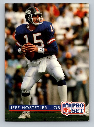 1992 Pro Set #265 Jeff Hostetler New York Giants | eBay