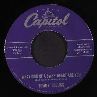 TOMMY COLLINS: wait a little longer CAPITOL 7" Single 45 RPM | eBay