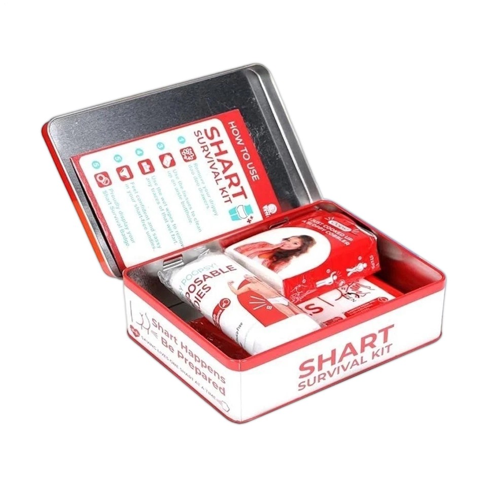 1 Set Funny Shart Survival Kit Ultimate Poop Prank Gag Gift Set | eBay ...