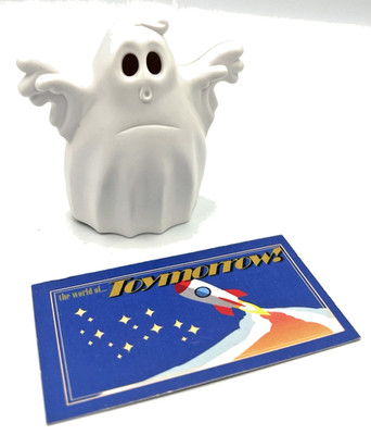 McDonalds Halloween Grimace Ghost Snap On Costume 1995 Happy Meal Toy ...