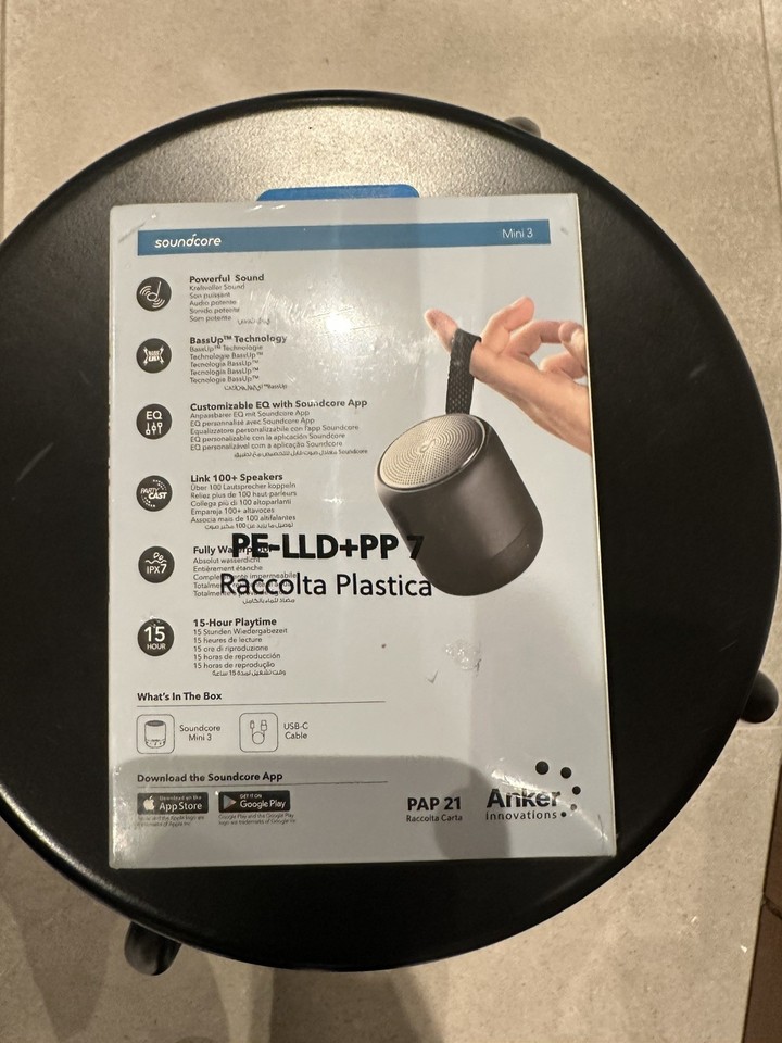Soundcore Anker Mini 3 Bluetooth Speaker, USB-C | eBay