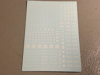 TRANSFERS CADIAN TRANSFER SHEET WARHAMMER 40K | eBay