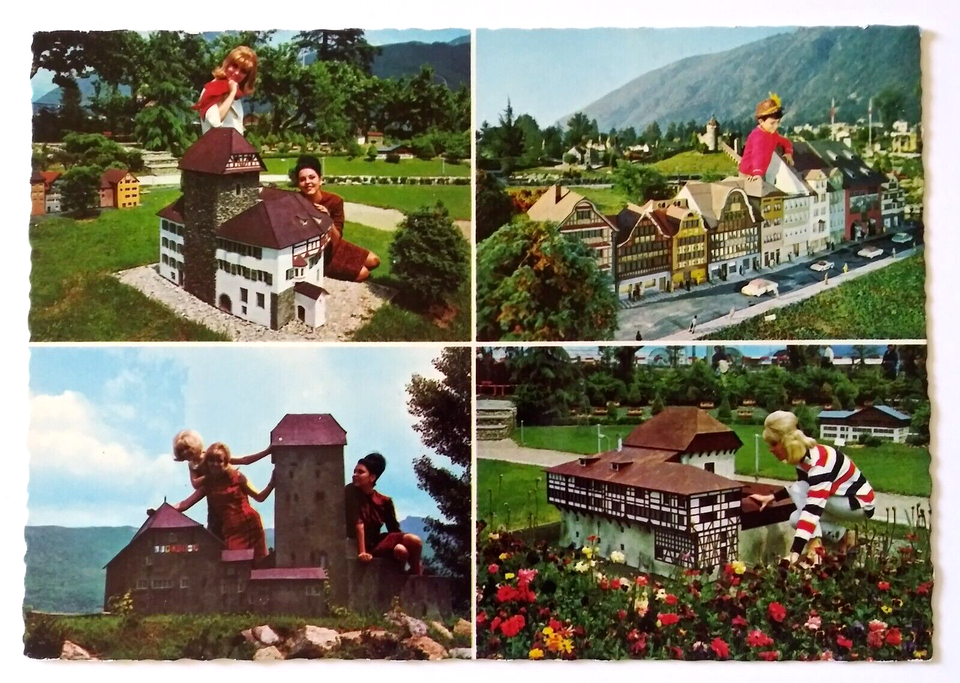 Melide Lugano Switzerland Swissminiatur Museum Miniature Village Vntg ...