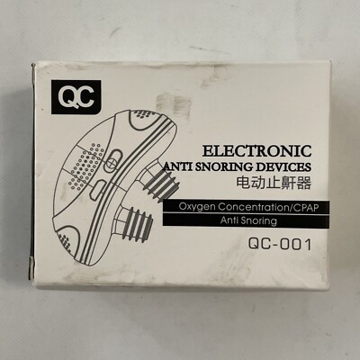Electronic Anti Snoring Device Quick Results and Easy to Use, Blue NIB ...