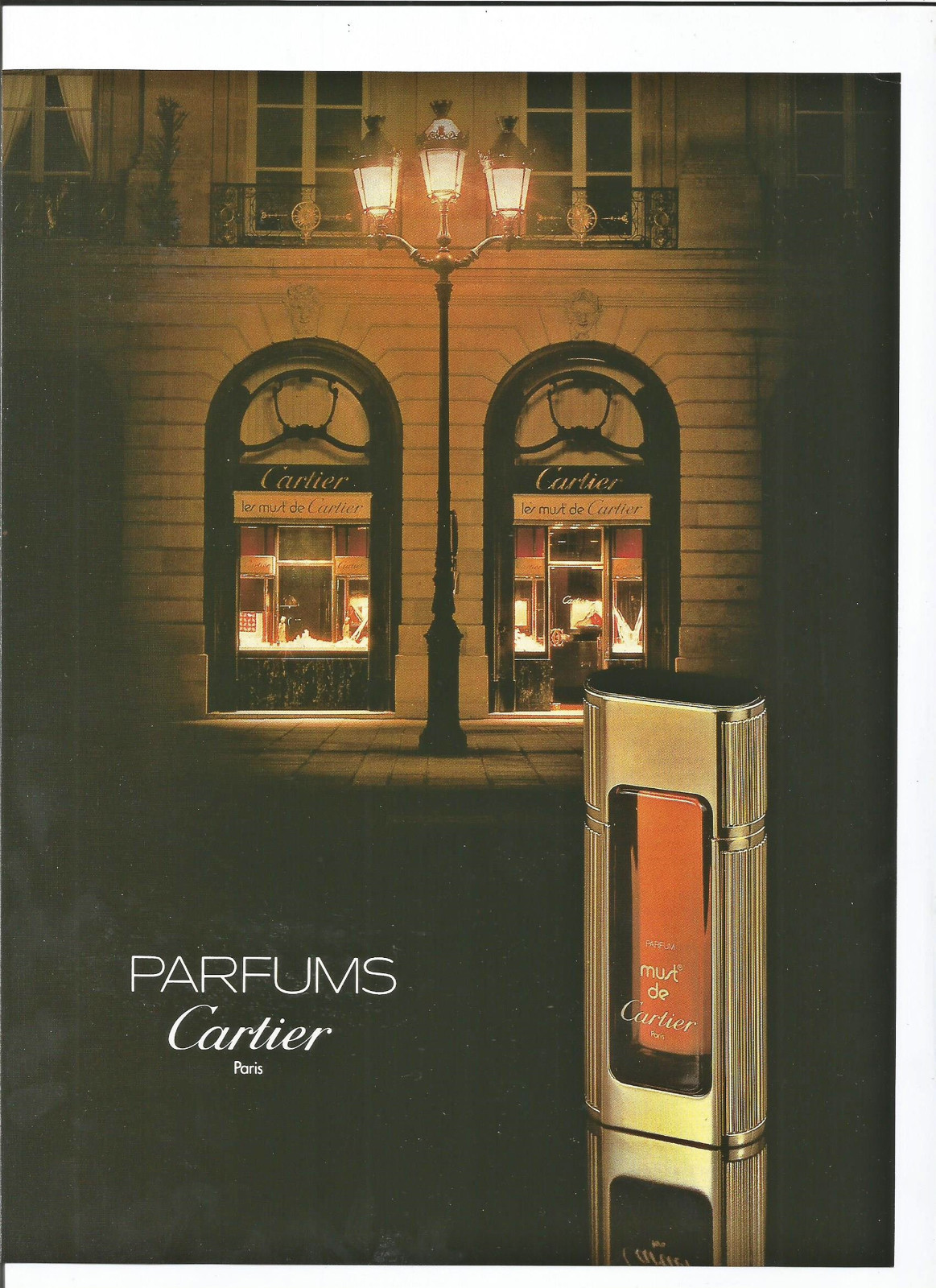 Vintage 1981 Cartier Must De Cartier Perfume Original Magazine Print Ad ...