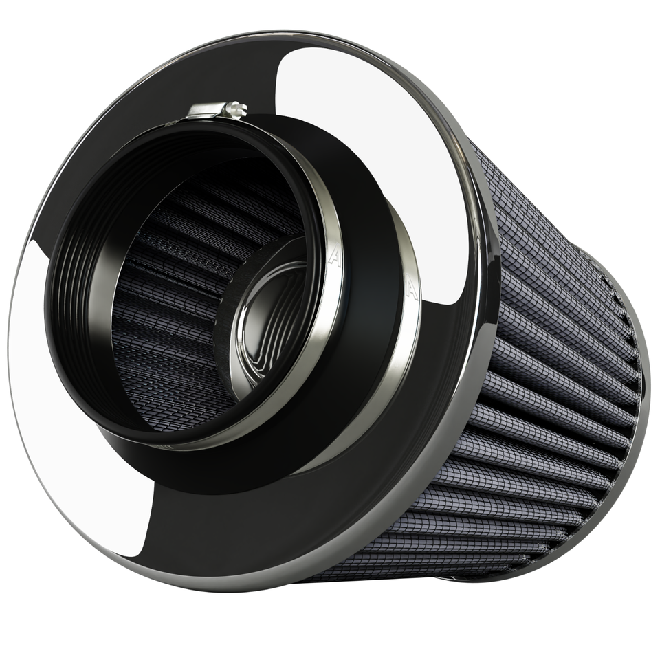 UNIVERSAL 75mm 3" AIR FILTER NECK CONE INDUCTION HIGH FLOW CAR ...