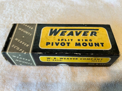 Vintage Weaver Split Ring Pivot Mount 1" Diameter | eBay