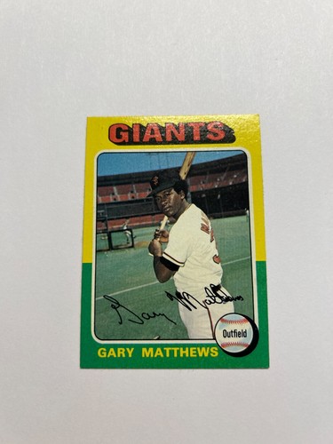 1975 Topps Baseball Set Break #79 Gary Mathews | eBay
