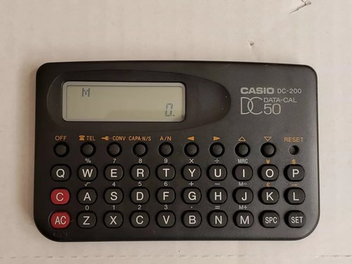 VINTAGE CASIO DC-200 DATA-CAL50 CALCULATOR japan Pre-Owned | eBay