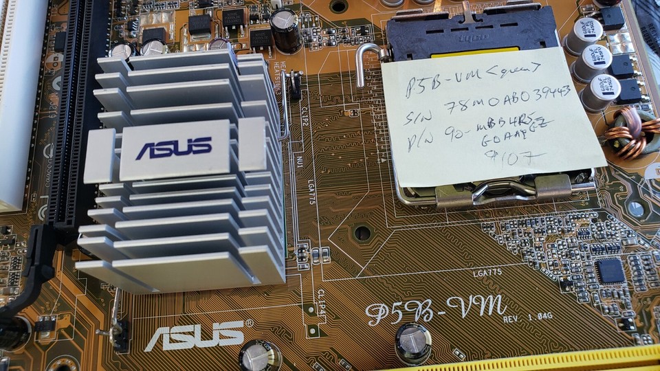 NICE ASUS P5B-VM REV 1.04G LGA 775 ATX Intel Motherboard PCB Computer ...