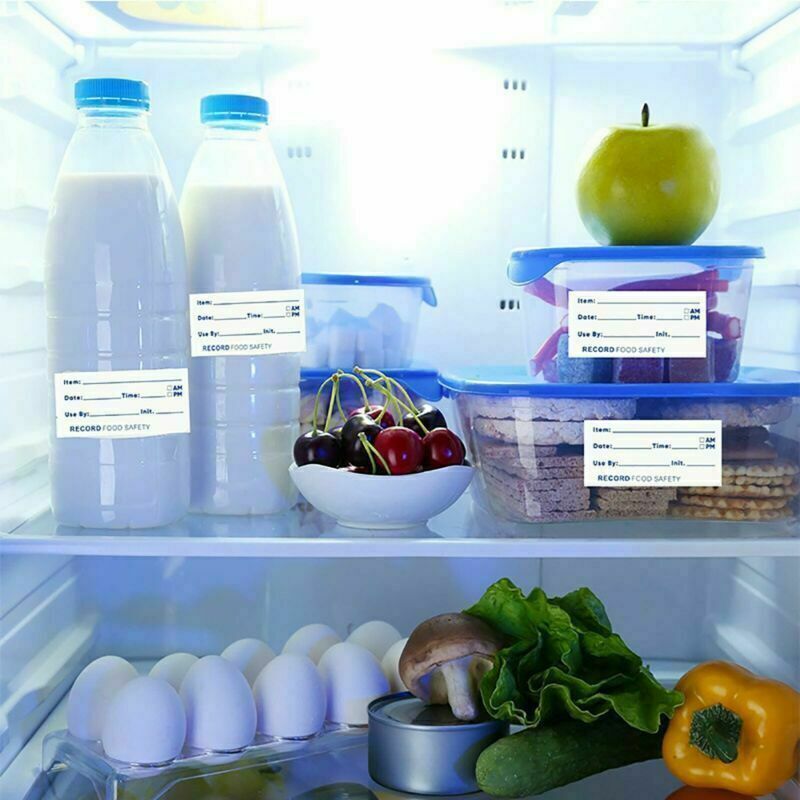 500Pcs/Roll Date Labels Fridge Food Storage Labels Catering Stickers ...