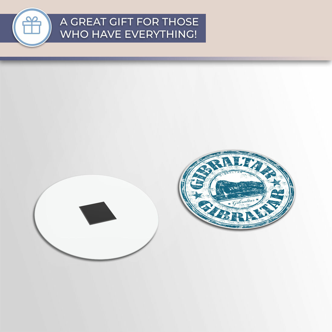 Awesome Fridge Magnet - Gibraltar Travel Stamp Destination Cool Gift ...