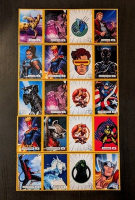 The Loblaw Universe Marvel Be A Hero Stickers Lot (20) Groot Wolverine ...