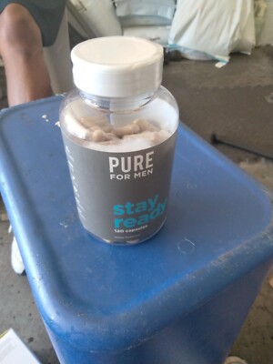 Pure for Men Original Vegan Cleanliness Stay Ready Fiber Supplement ...