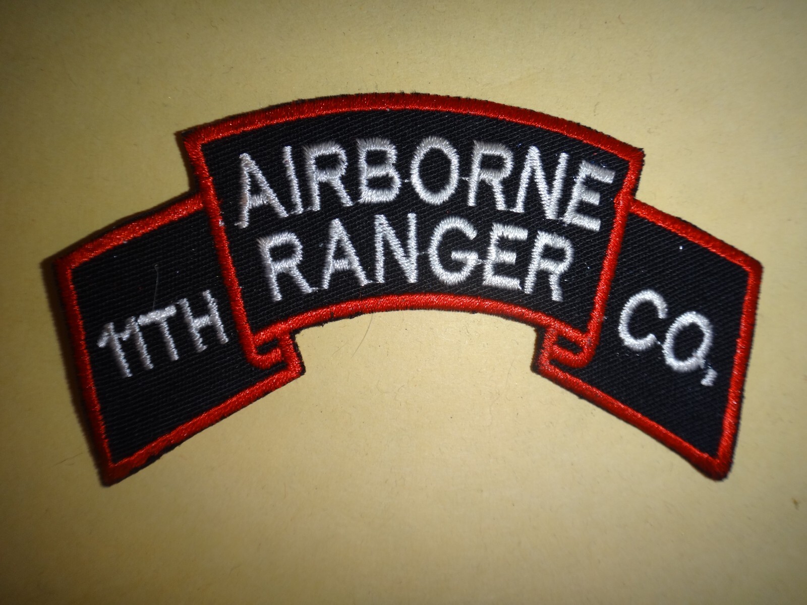 US Army Scroll Patch 11th RANGER INFANTRY COMPANY (AIRBORNE) Circa 1951 ...
