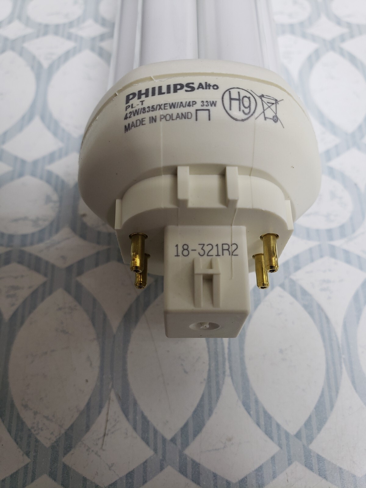 ALTO Fluorescent Lamp GE 97598 - F18DBX/827/ECO4P Double Tube 4 Pin ...