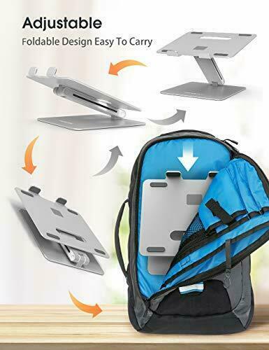 Laptop Stand AboveTEK Adjustable Computer Riser for Desk Up To 17'' | eBay