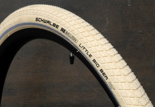700x38 Antique Cream White 29er Schwalbe LBB Bicycle Tires 28" Wood ...