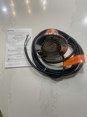 Pentair SpaBrite 12V, 100W, 15' Cord with Stainless Steel Face Ring Spa ...