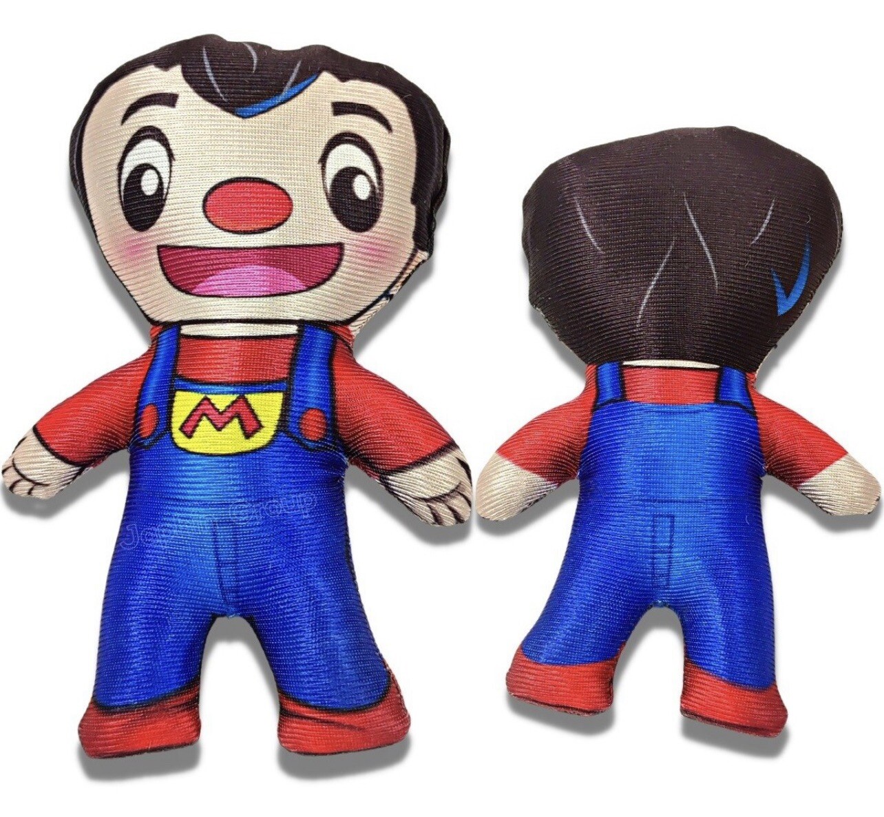 Set of 9 Plush Toys from the Bely and Beto Show, Sublimated Design, 7 ...