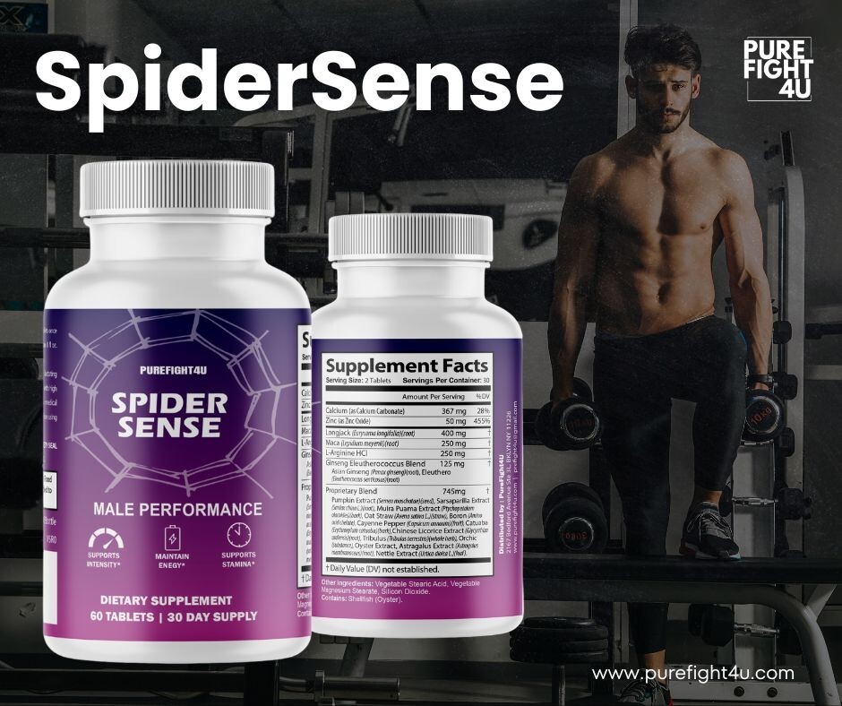 Spider-Sense Overall Health & Energy Male Performance - 12 Bottles | eBay