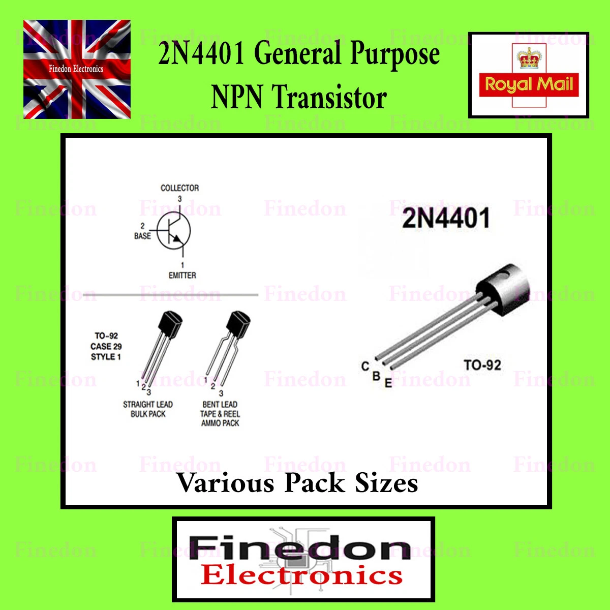 2N4401 NPN Transistor: Pinout, Equivalent, Datasheet, 50% OFF