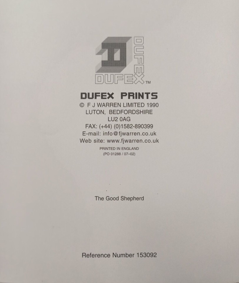 Dufex Foil Prints 6''x8'' Religious Genre - Jesus - Angels - The Good ...