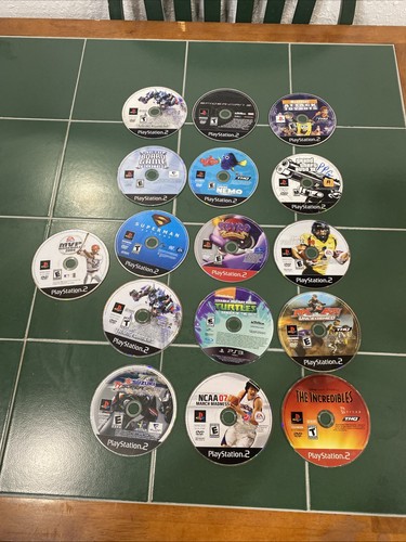 PS2 Lot of 16 Game Discs - Sony PlayStation 2 Untested | eBay