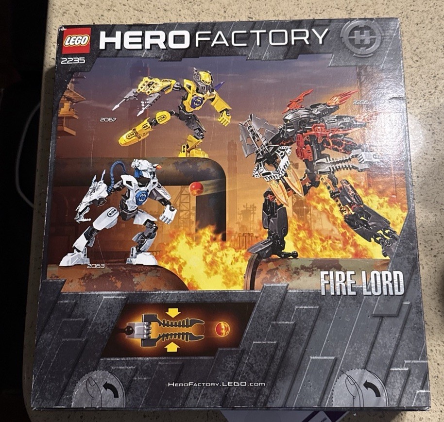 Lego Hero Factory Fire Lord 2235 Retired Set 2011 Sealed New | eBay