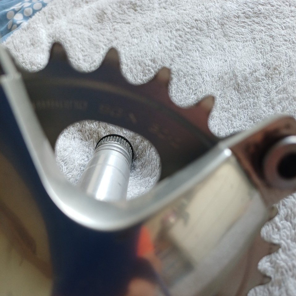 Shimano FC-R553 172.5mm Silver Aluminum Crankset with 30-Tooth ...