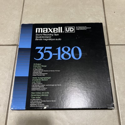 Maxwell UD 35-180 Sound Recording Tape Micron Metal reel To reel Look ...