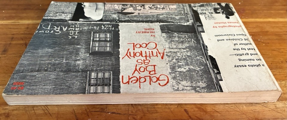 First Print 1972 GOLDEN BOY AS ANTHONY COOL Herbert Kohl James Hinton ...