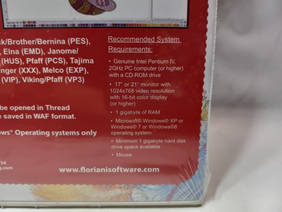 Floriani Thread Converter FL Embroidery Machine Design CD Transform ...