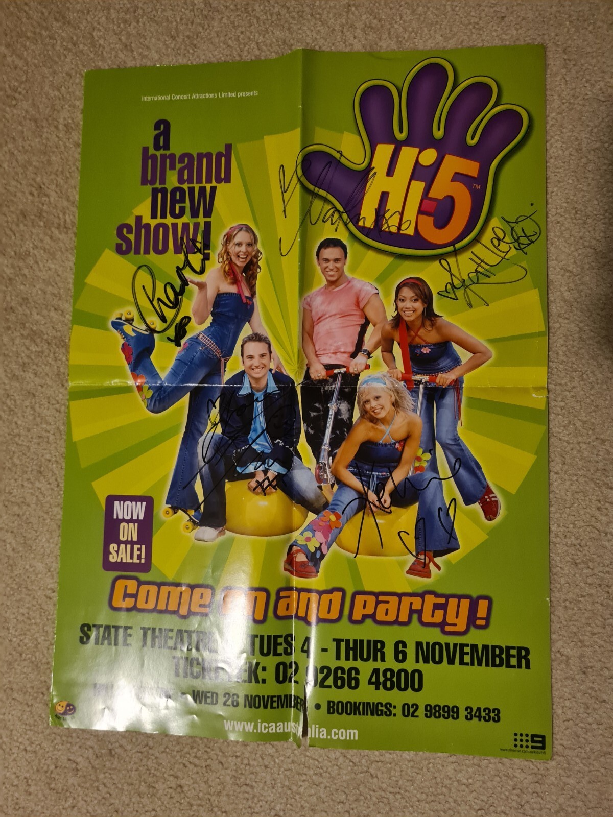 Hi-5 Original Members Signed / Autographed | Grelly UK