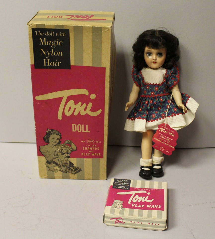 1951 Ideal Toni Doll in the Original Box – Plus Toni Hair Wave Products ...