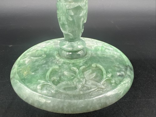 Gorham Sterling Silver Compote A4580 W/ Carved Jade Base | eBay