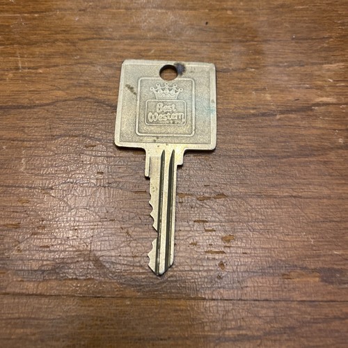 Vintage Best Western Room Key #214 Brass crown Logo | eBay