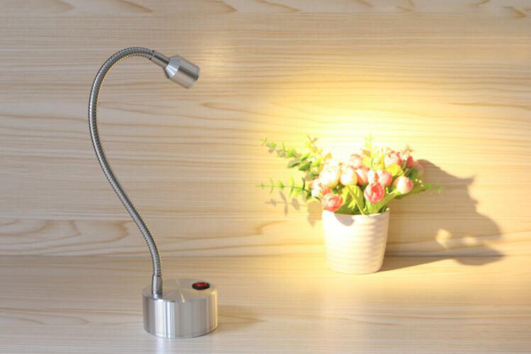 Flexible Pipe 3W LED Portable Lights Battery-Powered Picture Lamp ...