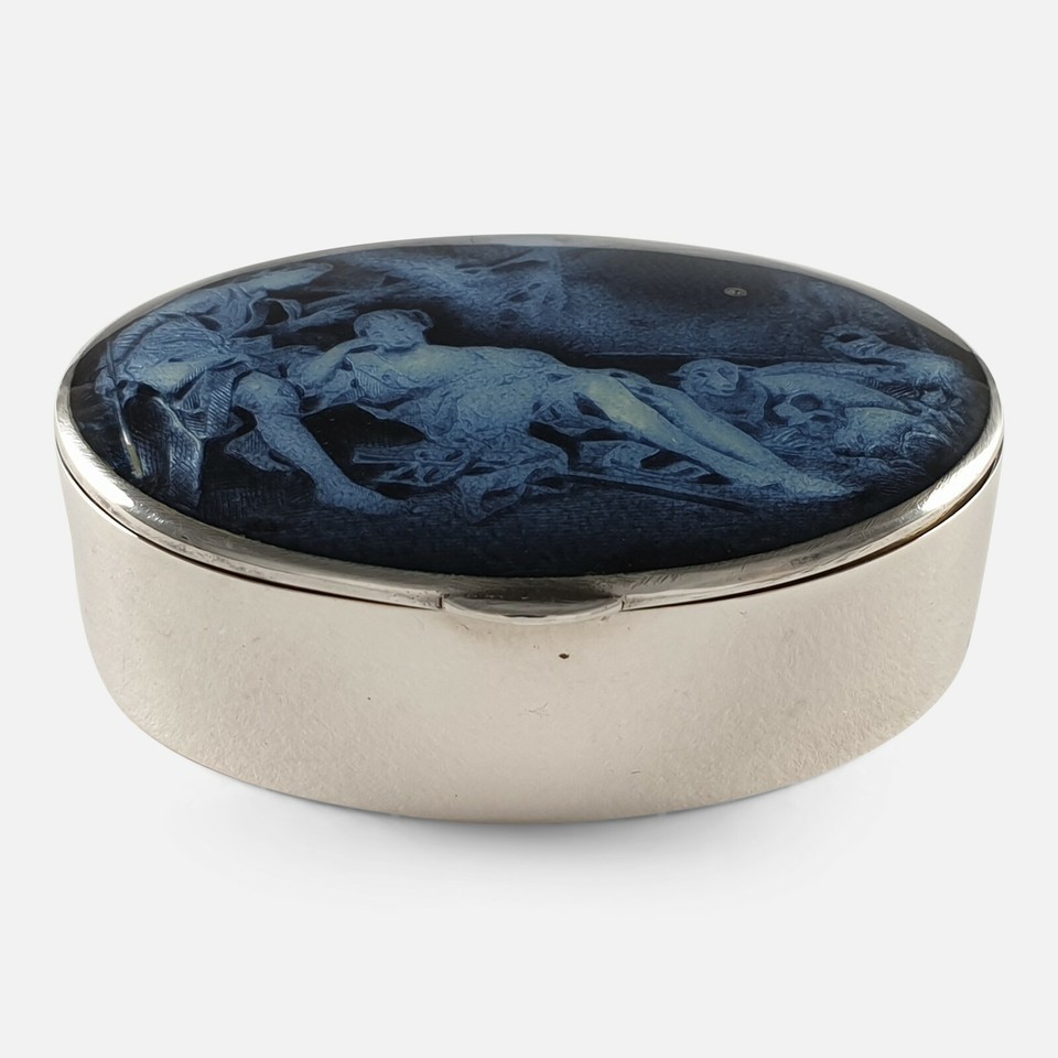 Silver and Enamel Pill Box, Ernst Gideon Bek, Circa 1925 | eBay