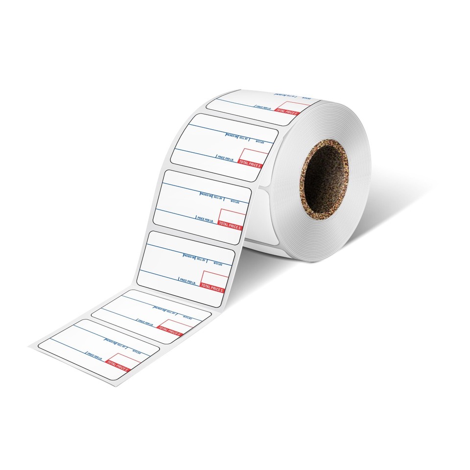 58mm x 40mm UPC Deli Scale Label, 700/Roll, 12 Rolls/Case CAS LP-1000 ...